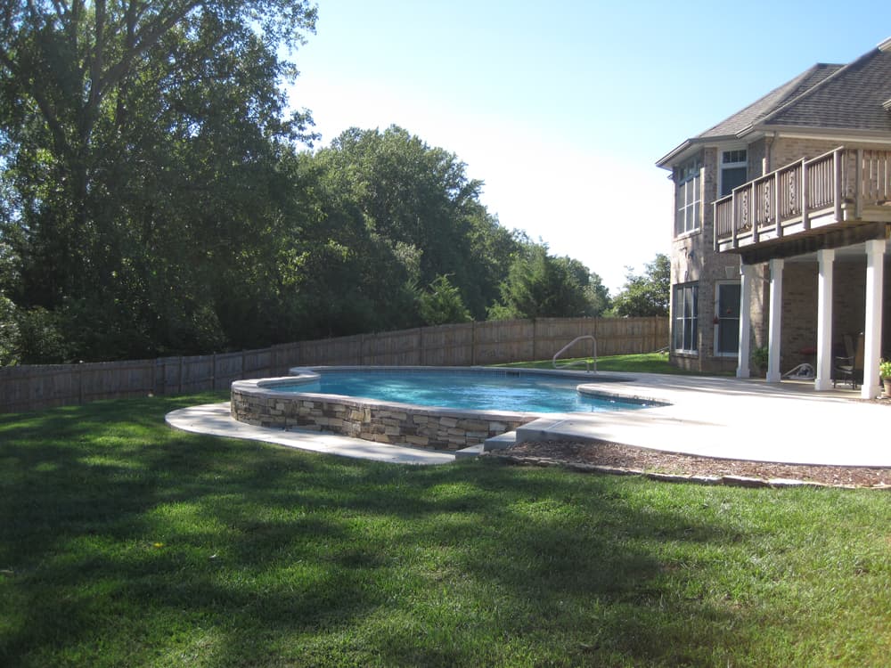 Swimming Pool with Raised & Reverse Bond Beams | The Pool Company ...