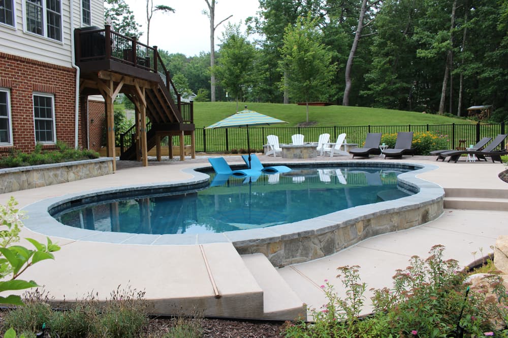 River Bend Swimming Pool | The Pool Company Construction