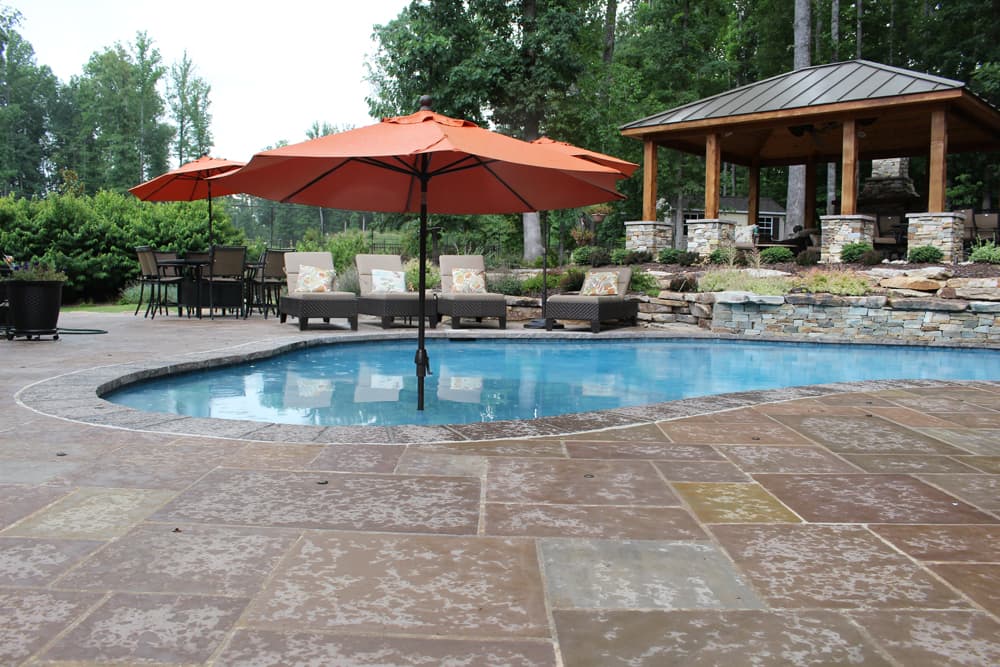 Natural Stone Swimming Pool | The Pool Company Construction