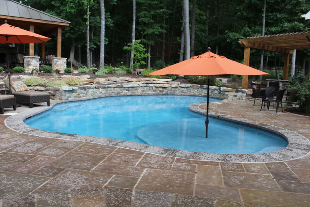 Natural Stone Swimming Pool | The Pool Company Construction