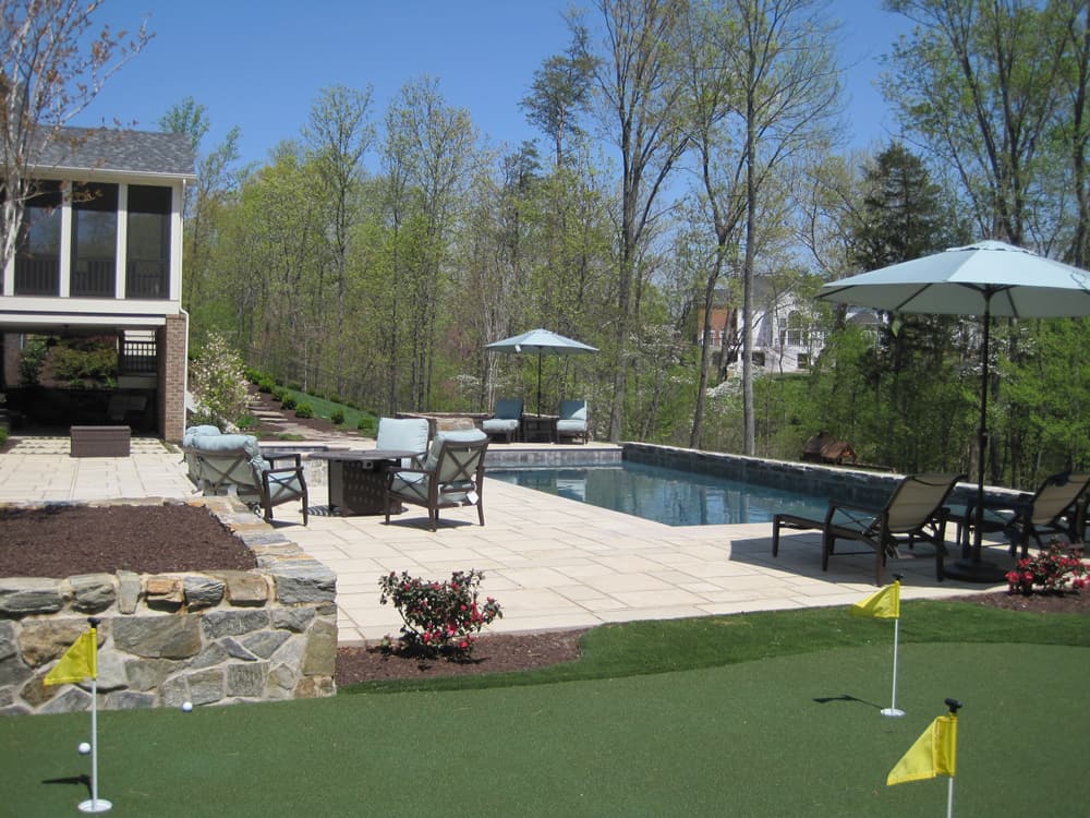 Classic Swimming Pool with Old World Feel | The Pool Company Construction