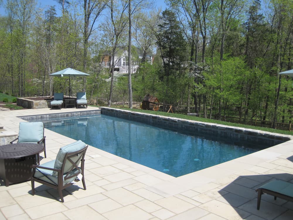 Classic Swimming Pool with Old World Feel | The Pool Company Construction