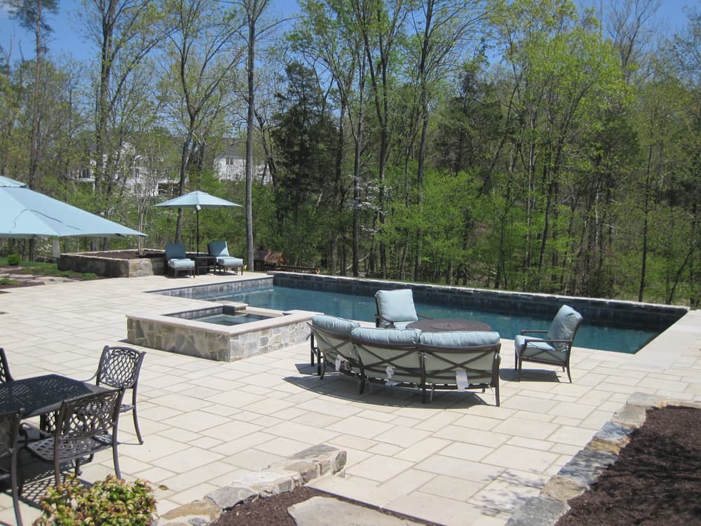 Classic Swimming Pool with Old World Feel | The Pool Company Construction